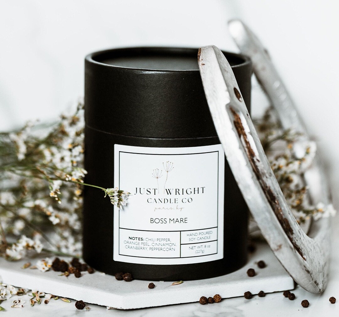 Boss Mare Candle Handmade Luxury Soy Wax Candles Equestrian Line Horse ...