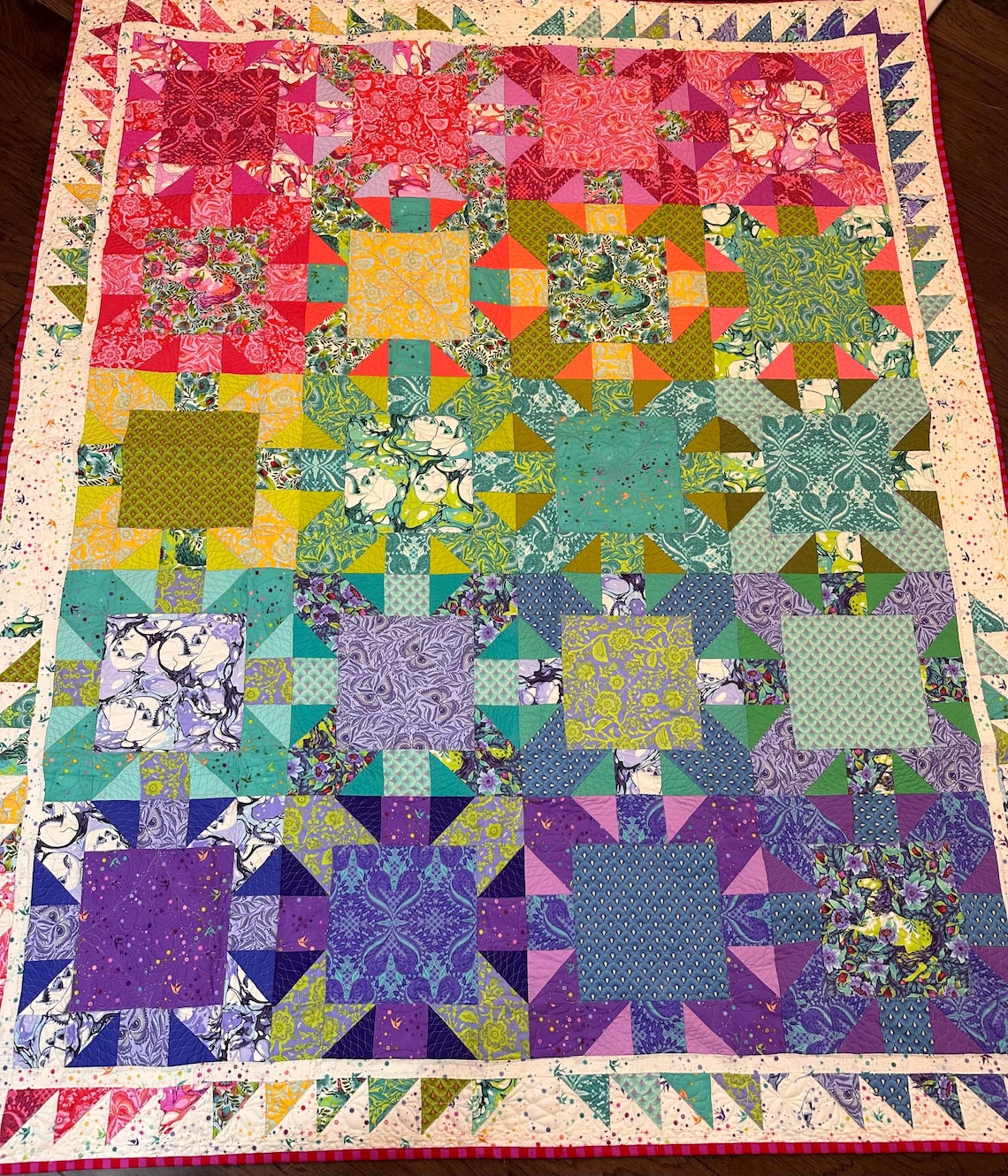 Handmade Full Size Quilt - Tula Pink Pinkerville - Etsy