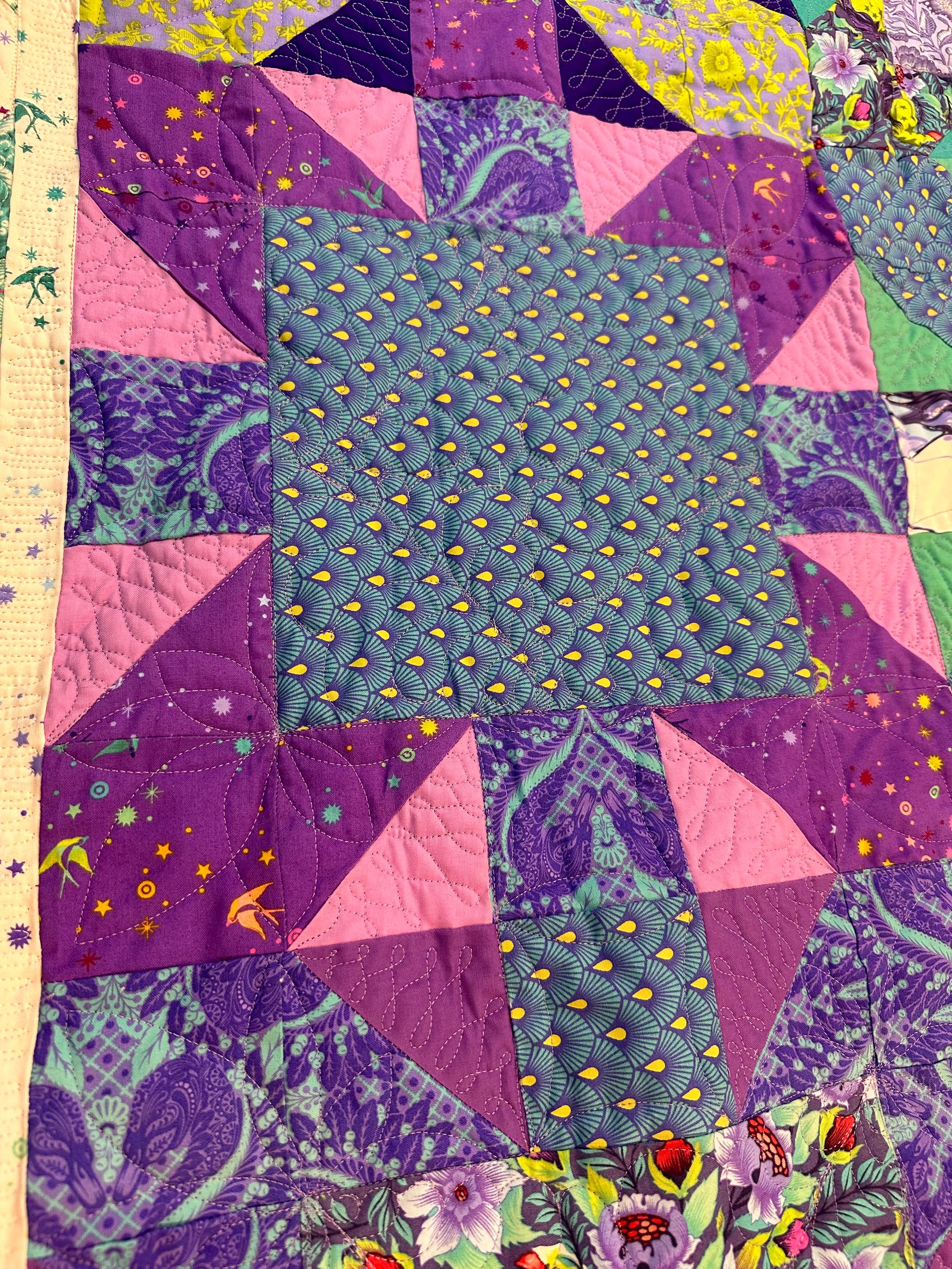 Handmade Full Size Quilt - Tula Pink Pinkerville - Etsy