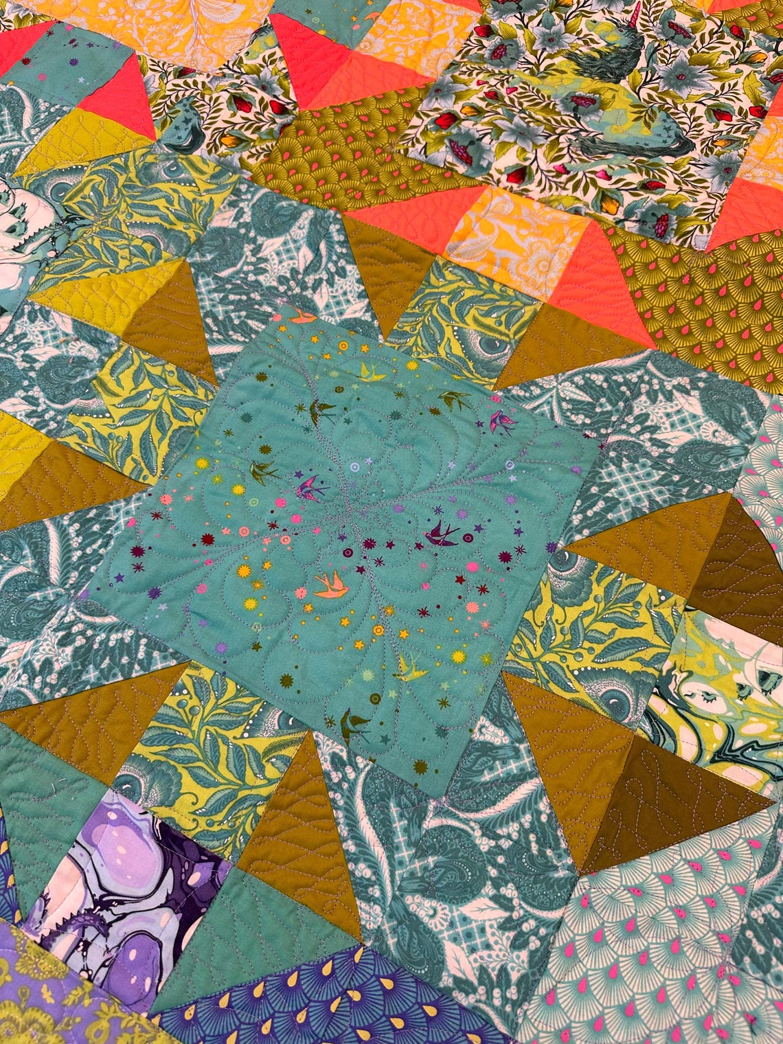 Handmade Full Size Quilt - Tula Pink Pinkerville - Etsy