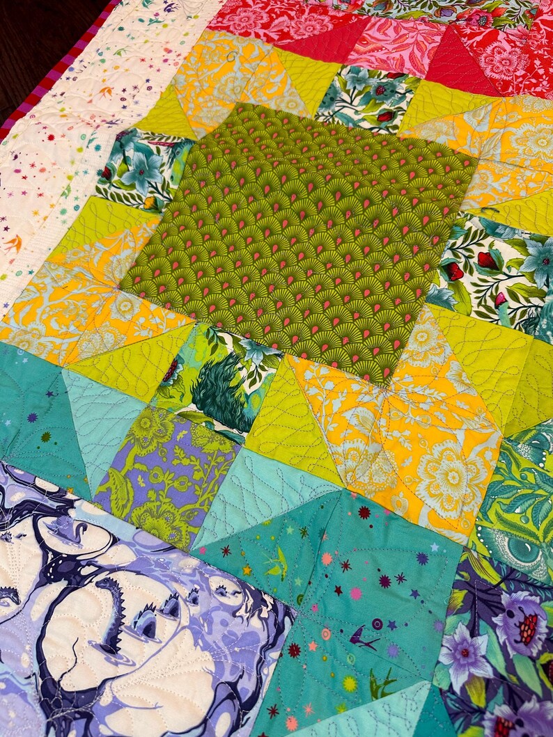 Handmade Full Size Quilt - Tula Pink Pinkerville - Etsy