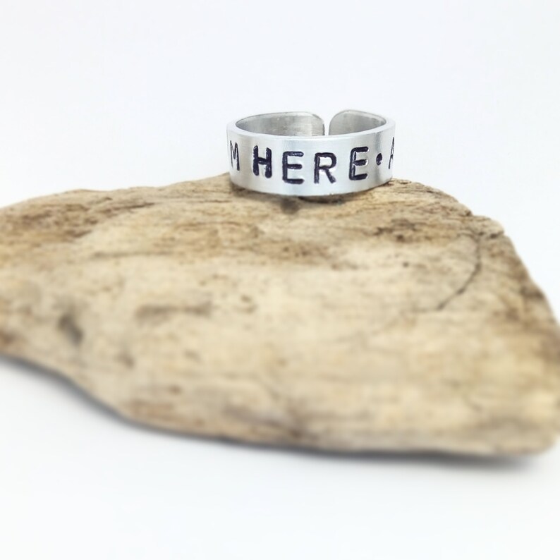 Personalized Rings Stackable Name Rings Name Rings Birth | Etsy