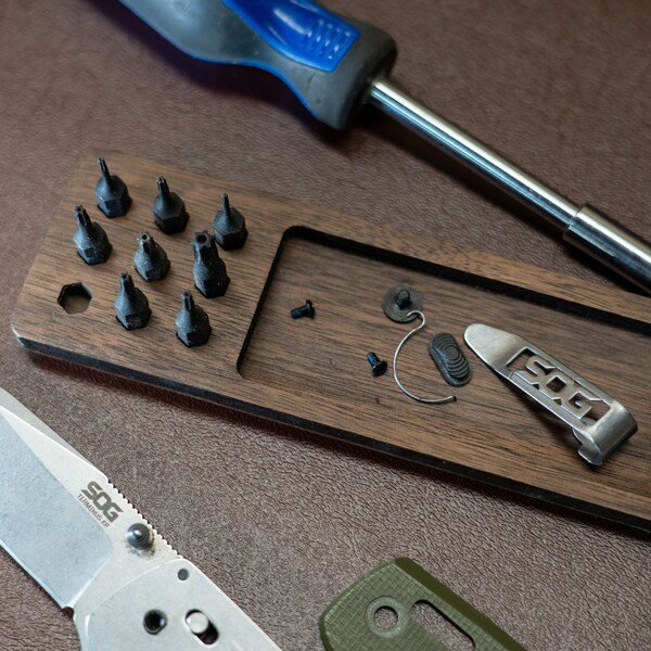 Knife Maintenance Tray - Etsy