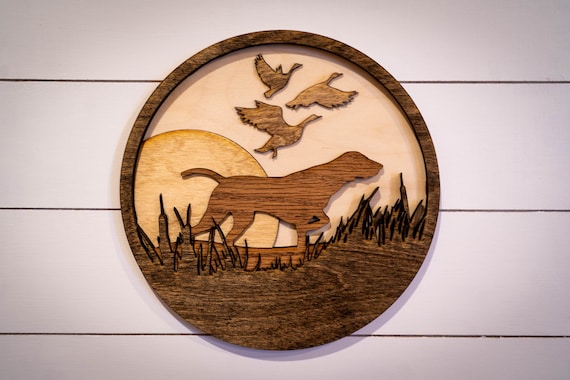 Hunting Dog Wall Art Home Decor 10 Inch Bird Dog | Etsy