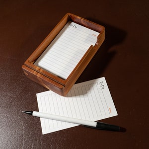 To-do List Note Card Holder - Cedar - Etsy