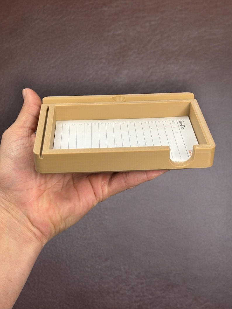To-do List Card Holder With Pen Groove – Minimalist Desk Organizer for ...