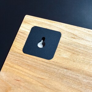 Personalized Maple Wall Key Holder - Elegant Storage for Keys and Fobs ...