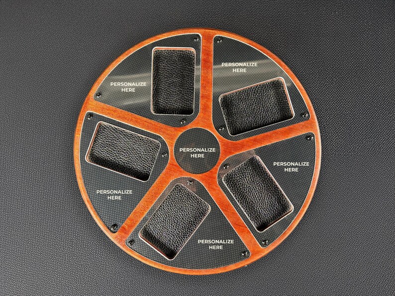 13” Bespoke Key Fob Display Tray – Leather & Carbon Fiber Style - Etsy