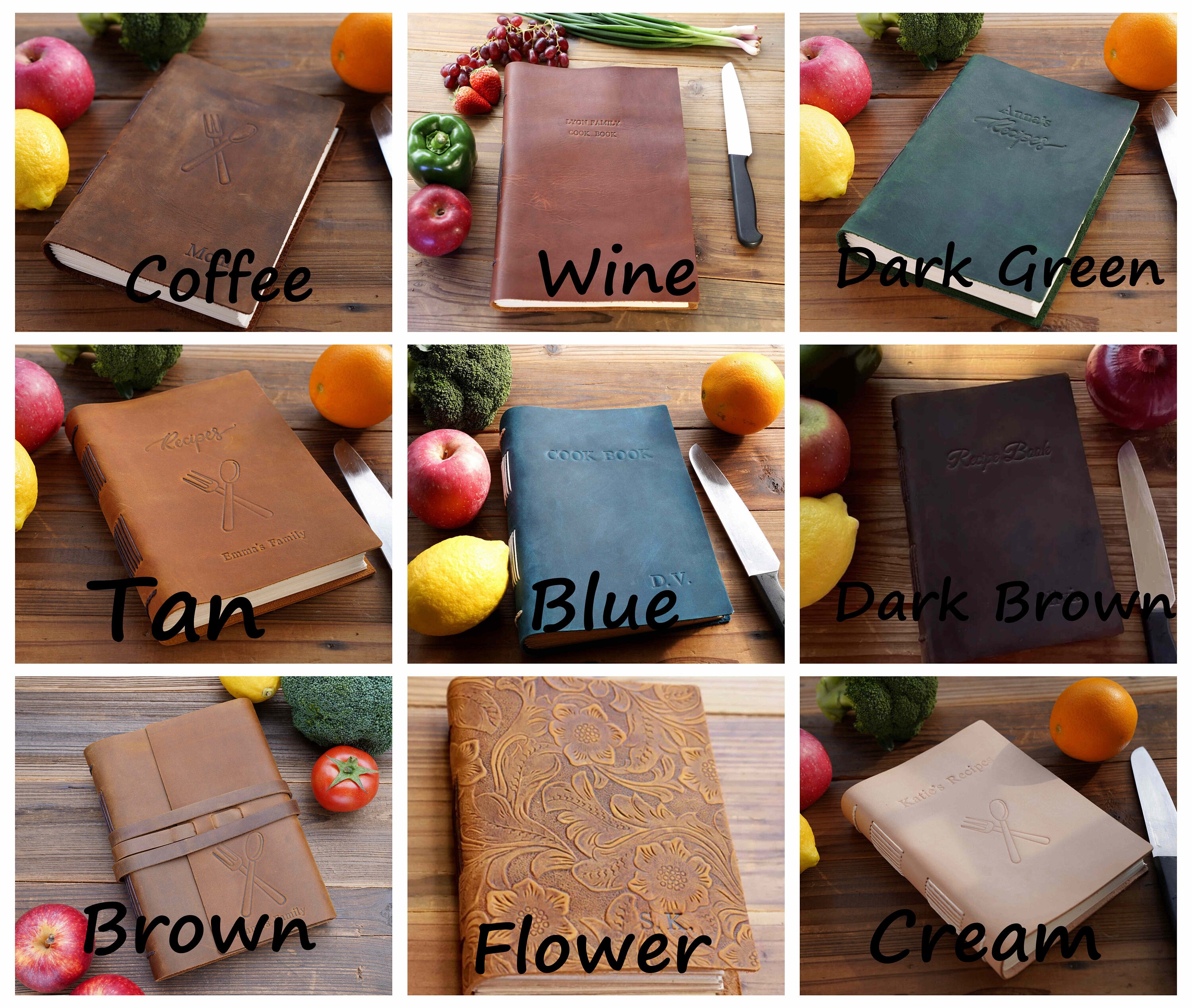 Personalized Recipe Book Family Cookbooks Kitchen Book Gift - Etsy
