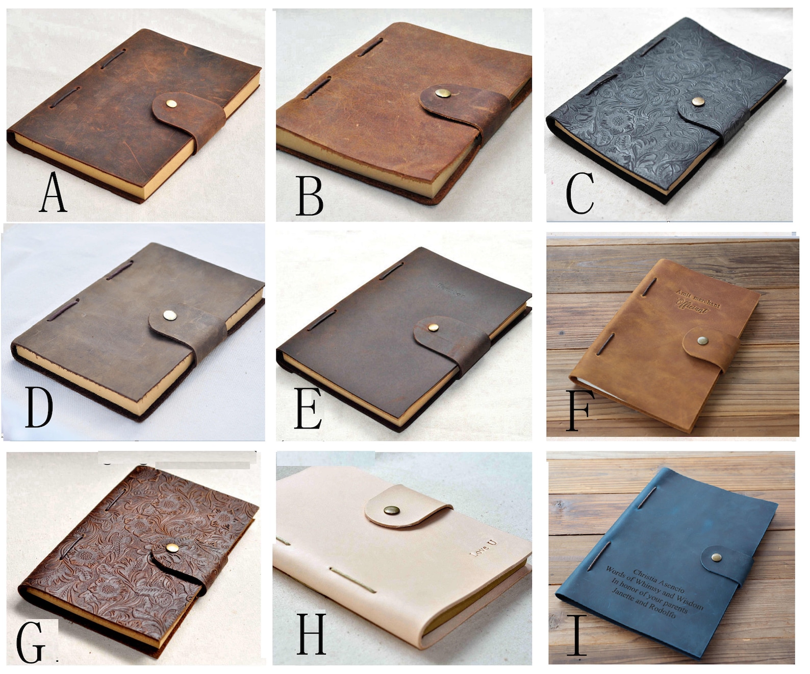 Personalized Leather Journal Notebook Personalized Journal - Etsy
