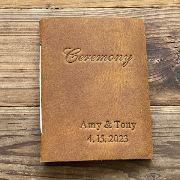 Ceremony Book - Etsy