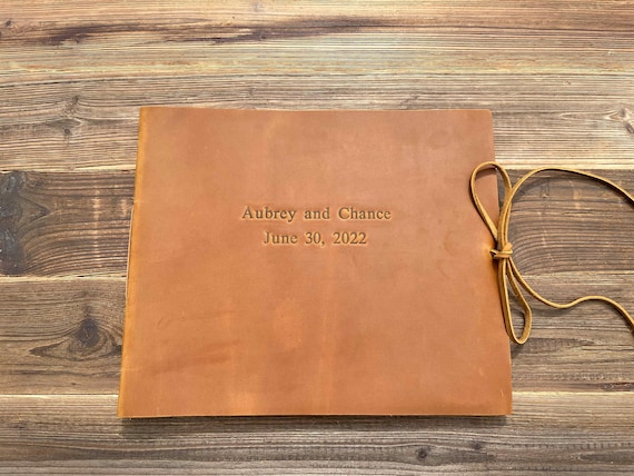 Personalized Guest Book Rustic Guest Book Photo Guestbook | Etsy