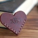 Personalized Initial Bookmark for Books,genuine Leather Corner Page ...