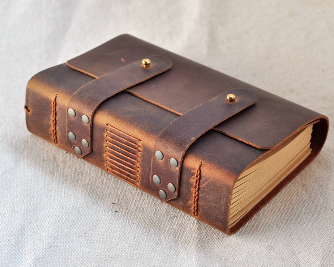 Journal Diary Notebook With Vintage Craft Paper Good Gift Leather ...