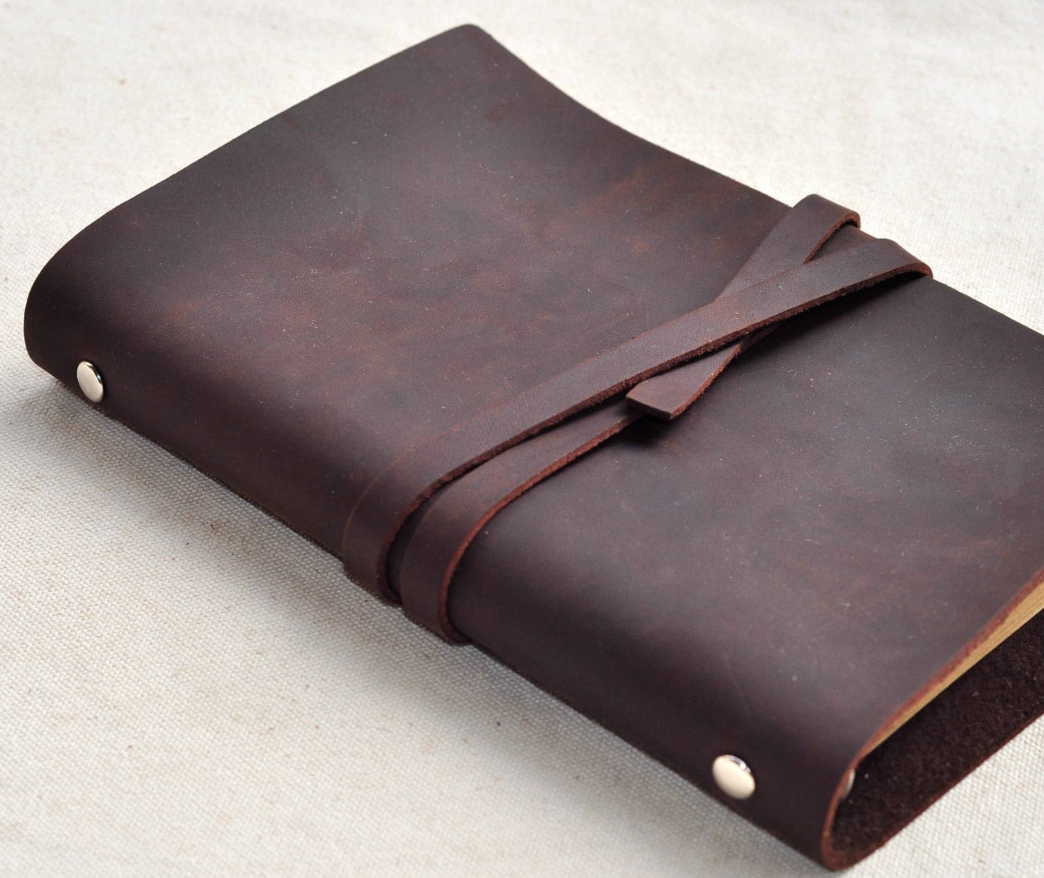 Personalized Leather Journal Refillable SketchbookWorking | Etsy