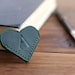 Personalized Initial Bookmark for Books,genuine Leather Corner Page ...