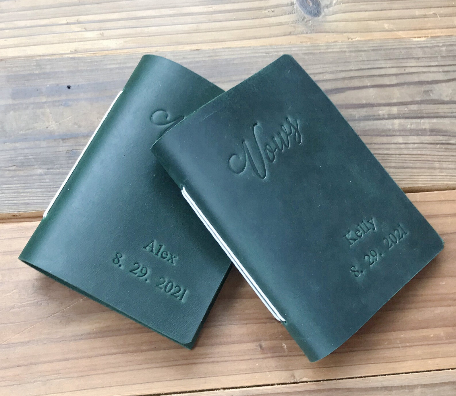 Personalized Rustic Vows Book Wedding Vows Books Leather Vow | Etsy