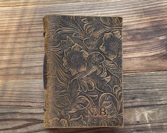 Personalized Mini Leather Journal Pocket Notebook Small | Etsy