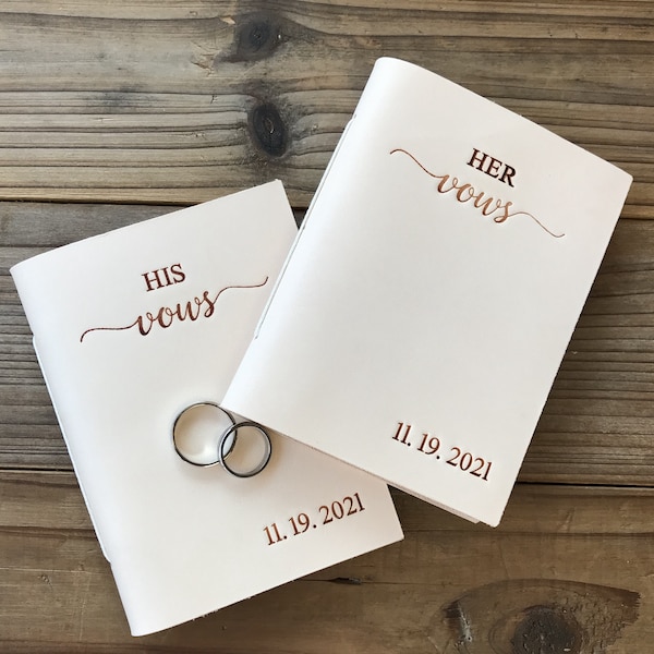 Vows Booklet - Etsy