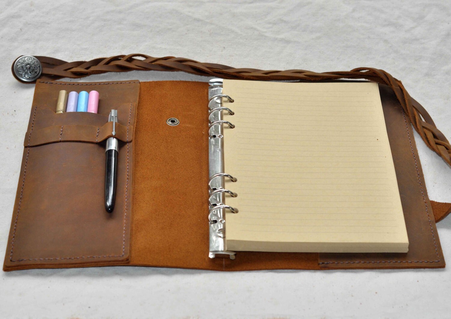 Unique Leather Sketchbookleather Journal Replace Paper With | Etsy