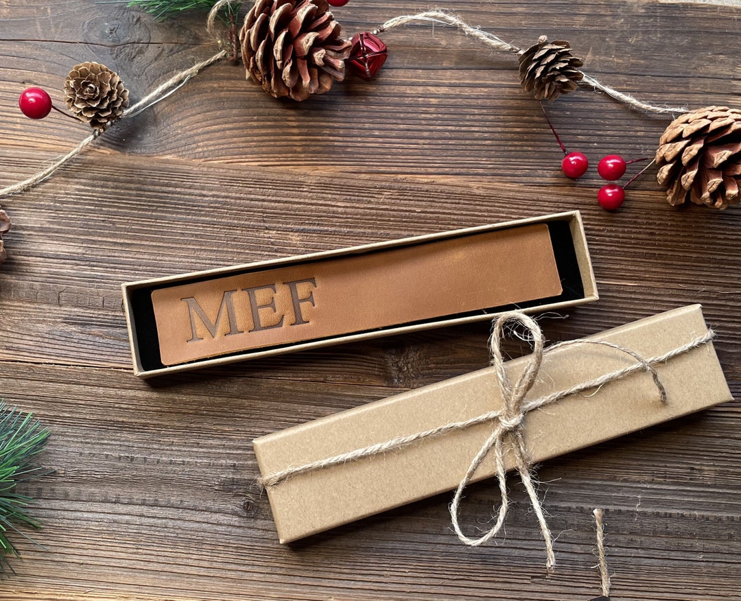 Personalized Bookmark,custom Leather Bookmark, Initial Bookmark - Etsy