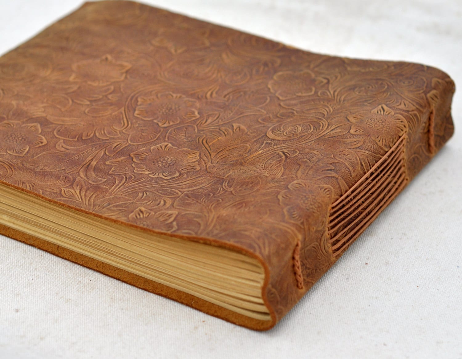 Custom Memories Book Personalized Leather Scrapbook Album - Etsy