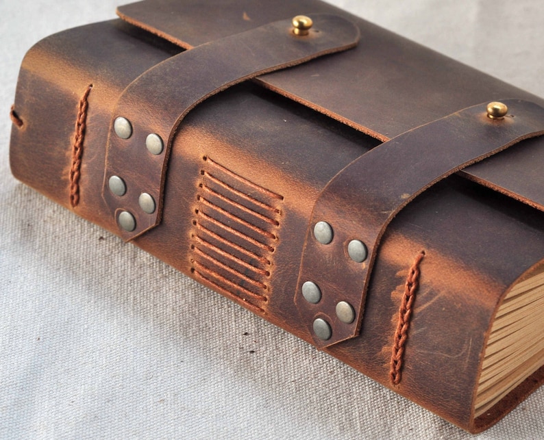 Journal Diary notebook with Vintage Craft Paper good gift | Etsy