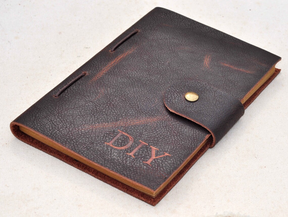 Leather Journal With Monogram for Groomsmen Gifts - Etsy