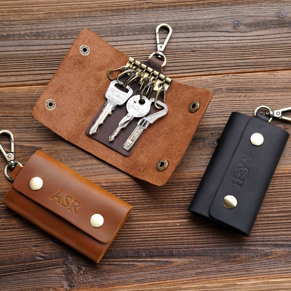 Leather Key Holder - Etsy