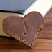 Personalized Initial Bookmark for Books,genuine Leather Corner Page ...
