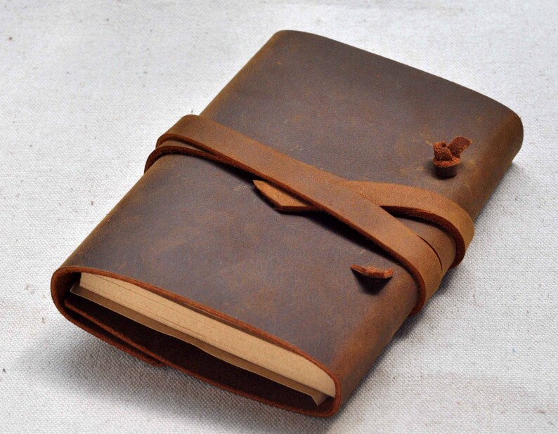 Refillable Leather Journal Leather Notebook Custom Journal - Etsy UK