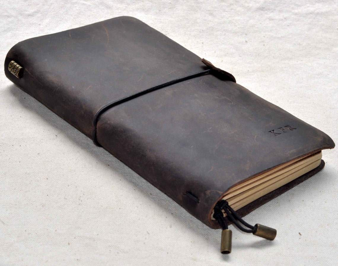 Personalized Refillable Leather Journal Notebook Handmade - Etsy