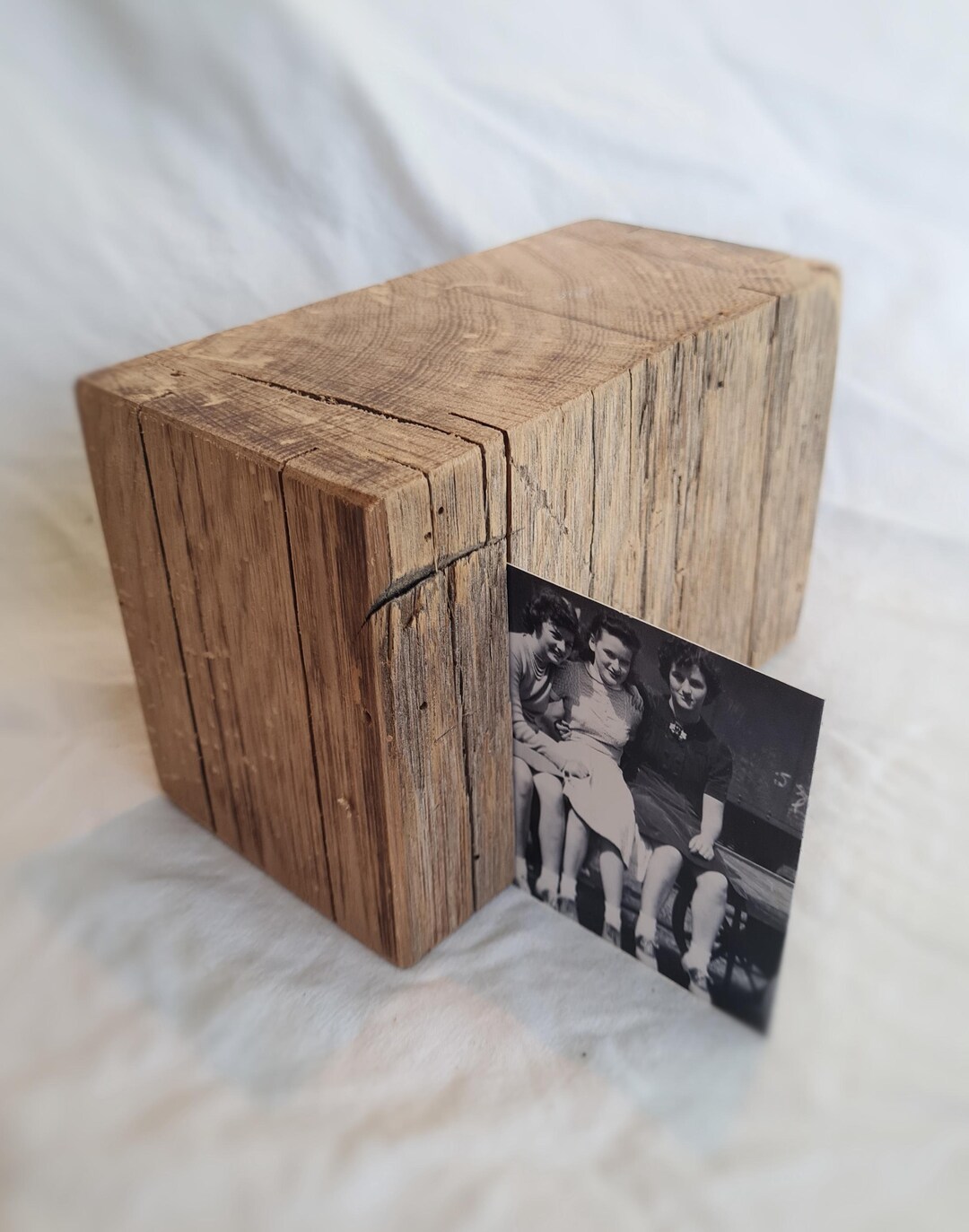 Reclaimed Wood Card Holder, Wooden Card Stand, Business Card Holder ...