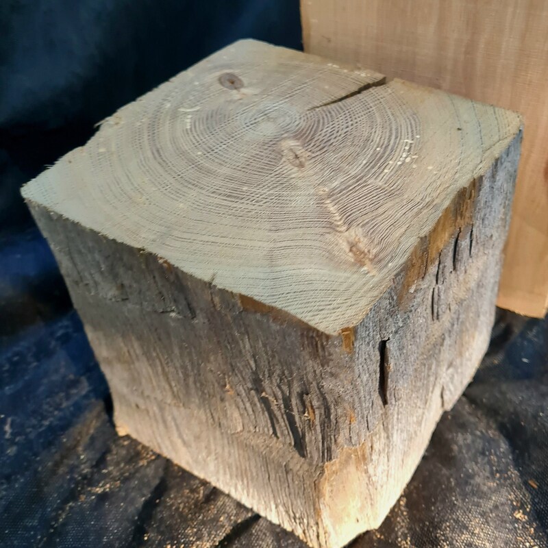 Reclaimed Wood Block - Etsy