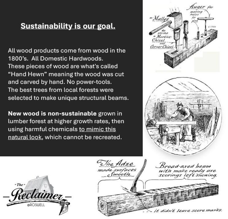 PAIR Knife Handle 2 Total. 150 Year Old Rare Reclaimed Wood - Cherry ...