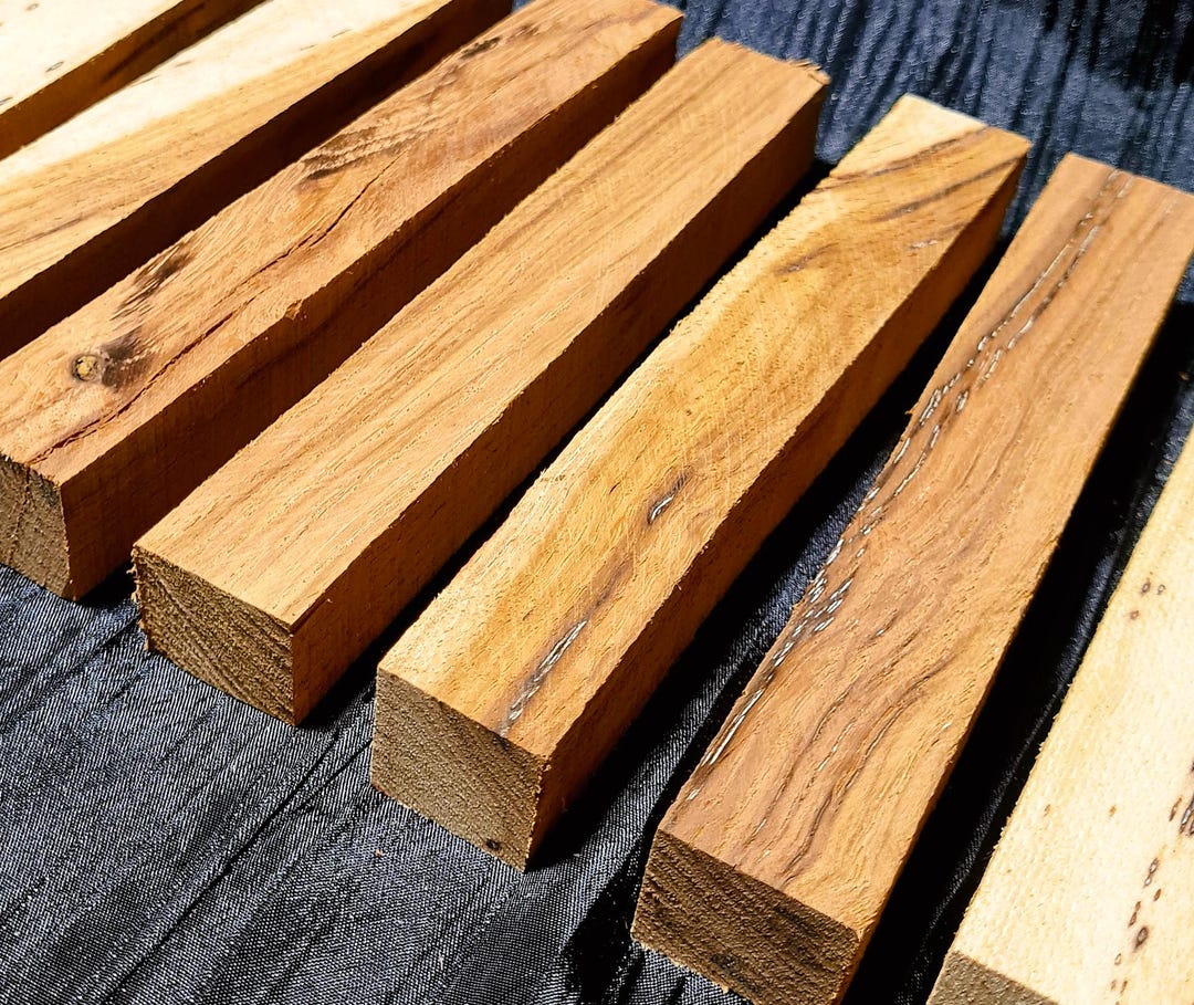 6 Pack Pecan Wood Blankspen Blank Pecan Wood Woodworking, Wood Pen ...