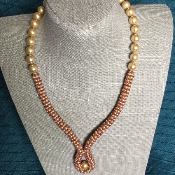 Netted Necklace - Etsy