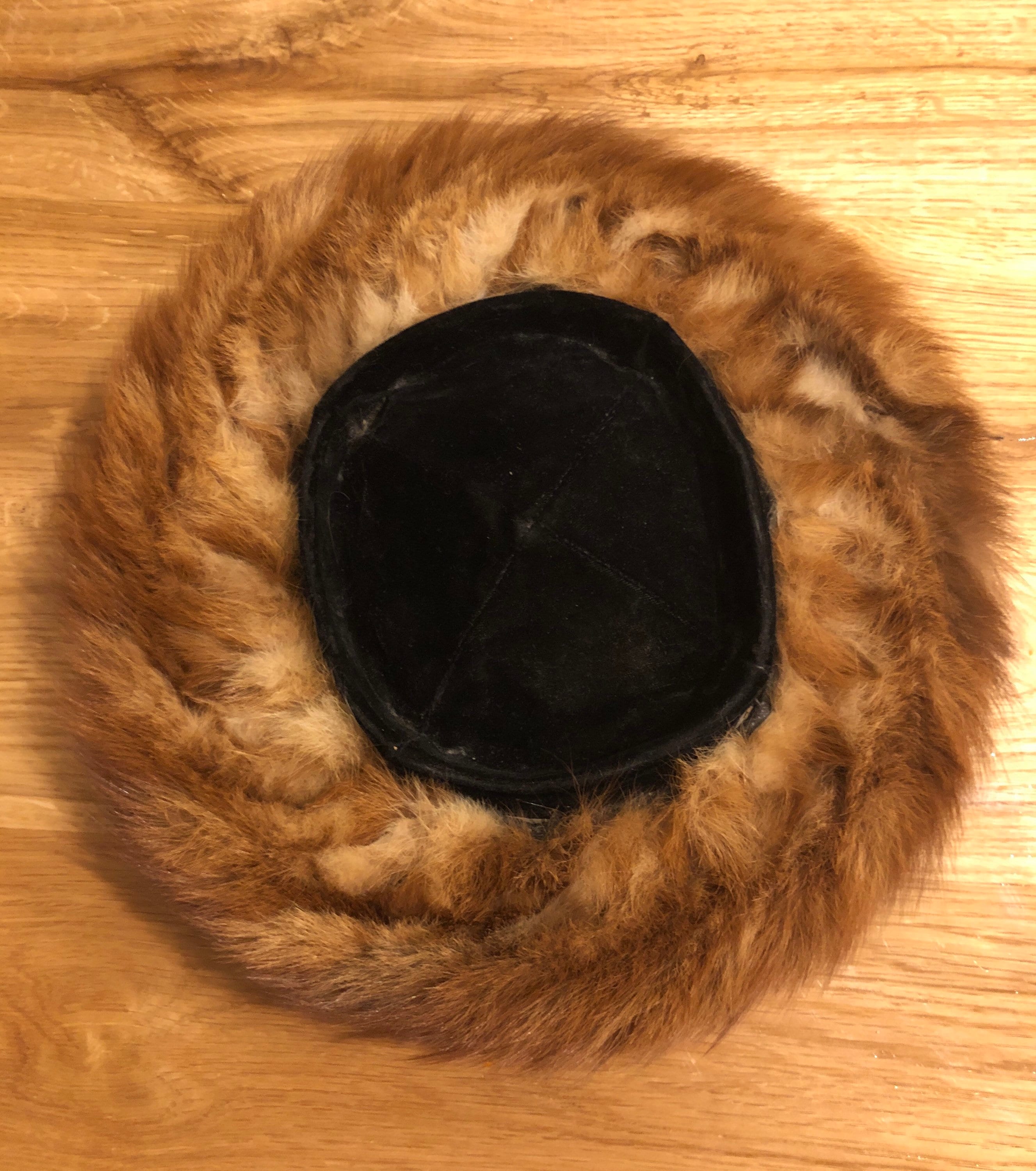 Streimel Hasidic Hat Jewish Vintage Fox Tail Fur - Etsy