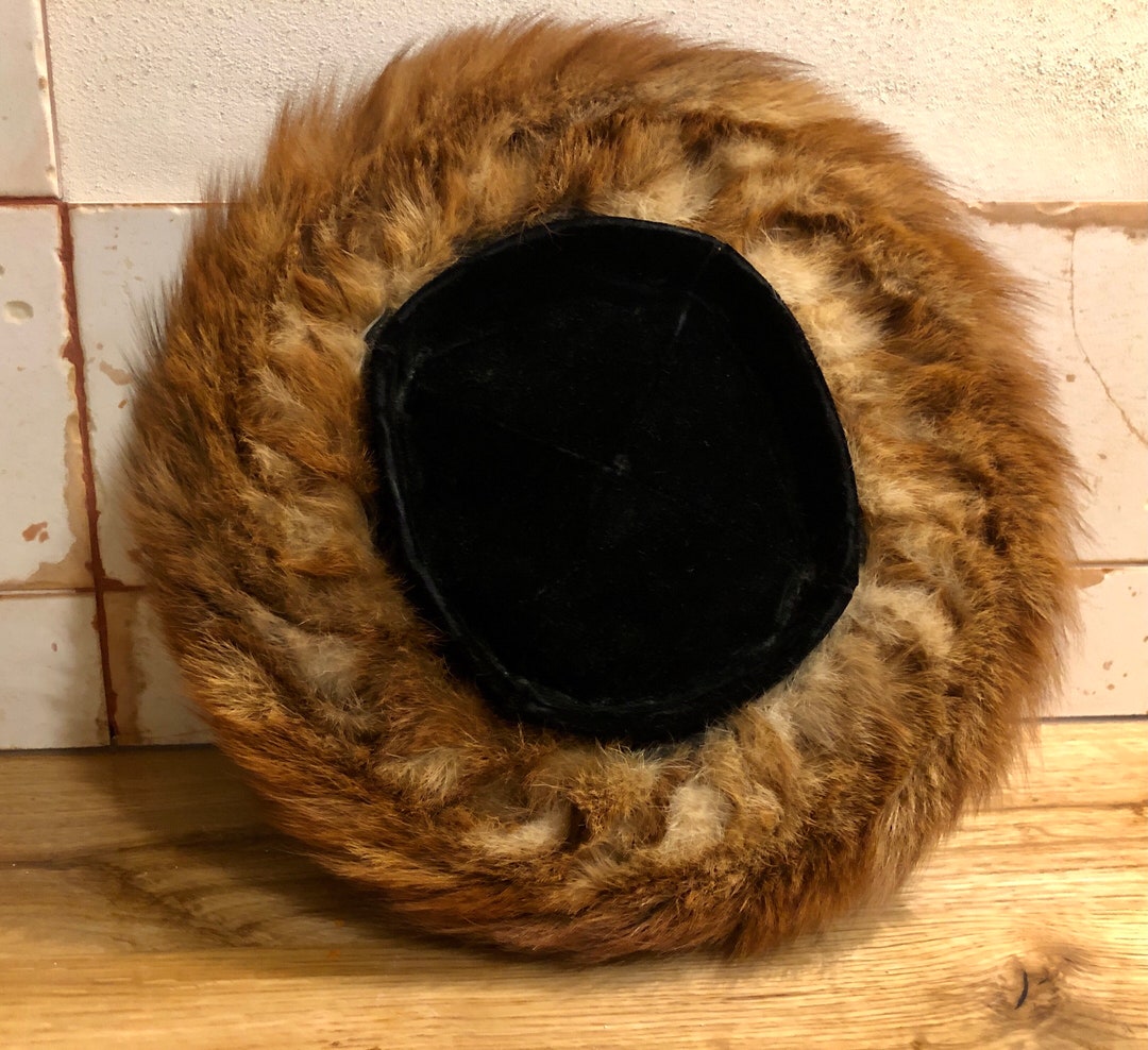 Streimel Hasidic Hat Jewish Vintage Fox Tail Fur - Etsy