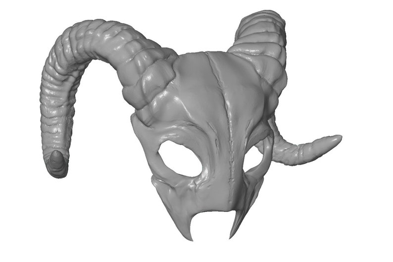 Ram Skull Mask Digital Download for 3D Printing - Etsy