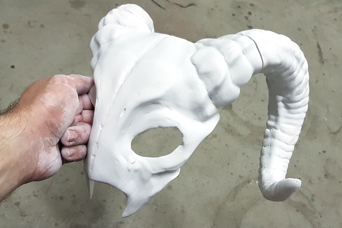 Ram Skull Mask Digital Download for 3D Printing - Etsy