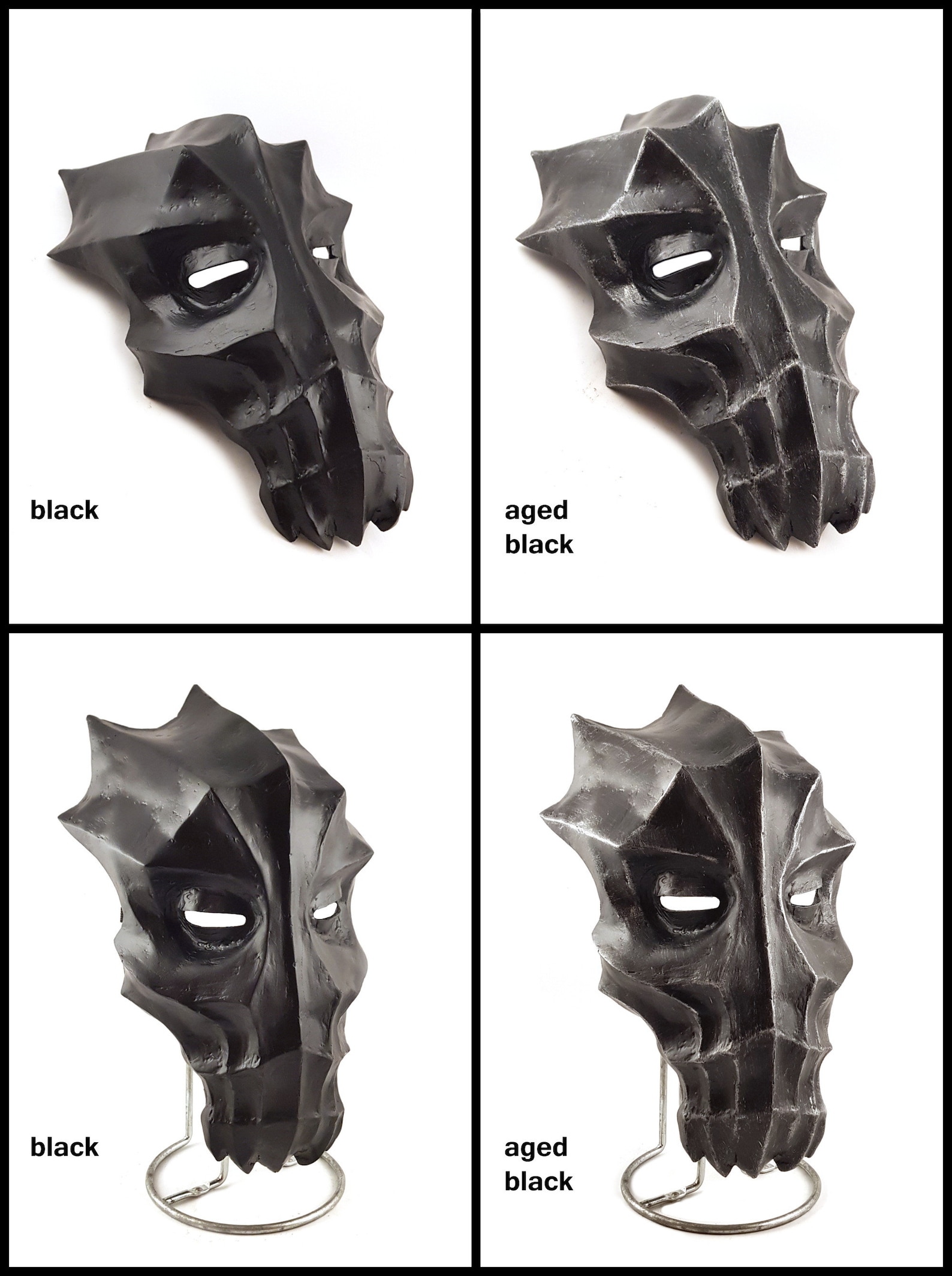 Skyrim Inspired Dragonborn Mask Handmade Replica - Etsy