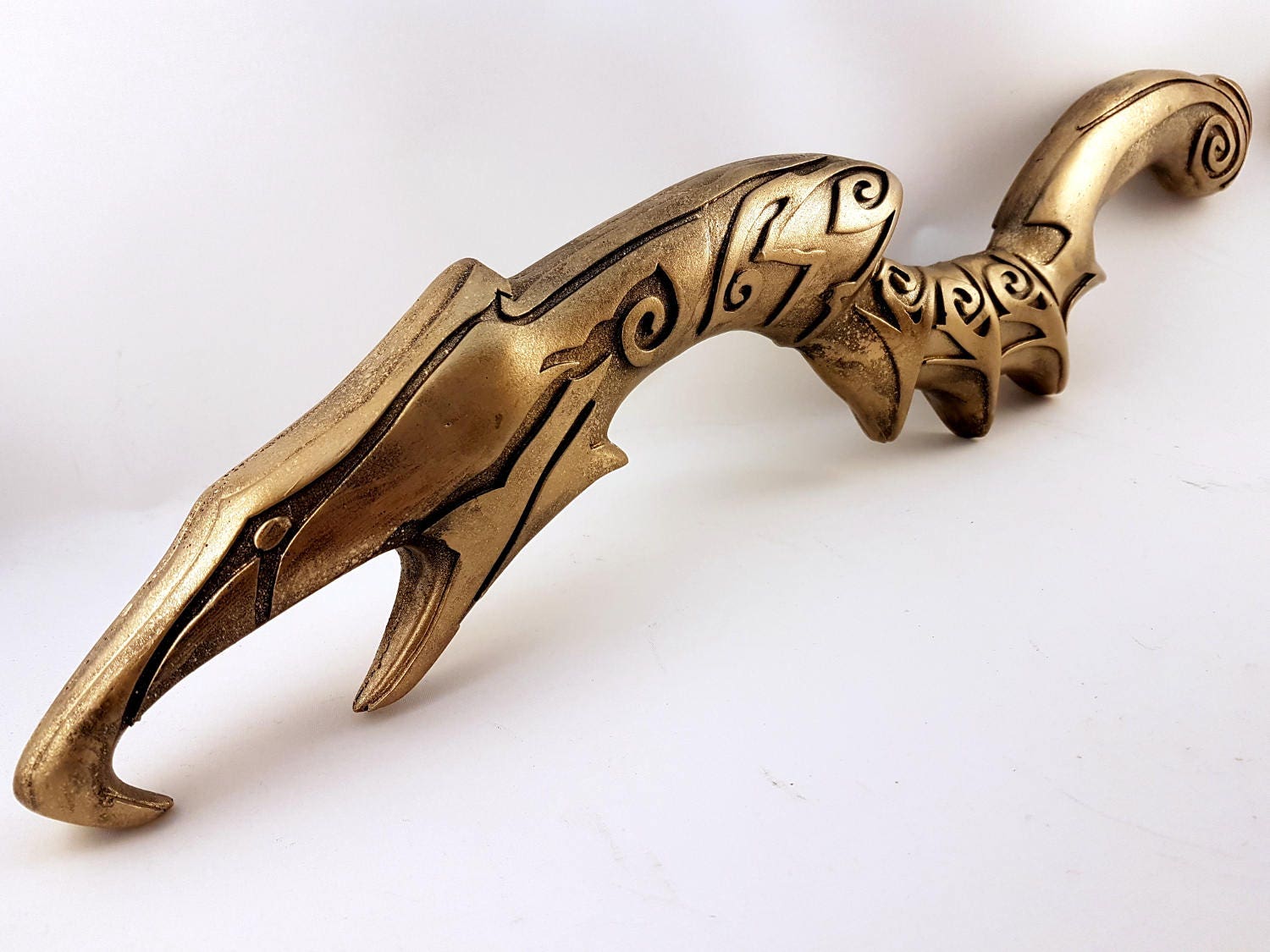 Skyrim Inspired Dragon Priest Staff Handmade Replica | Etsy