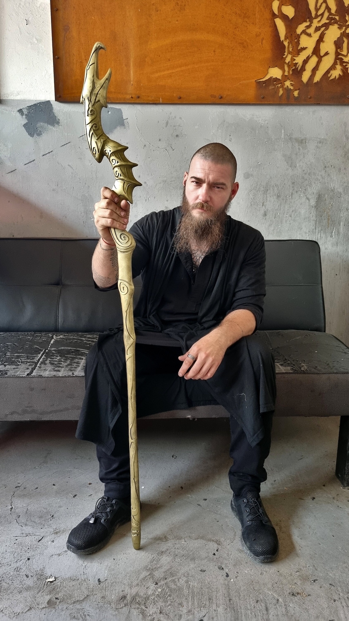 Skyrim Inspired Dragon Priest Staff Handmade Replica - Etsy
