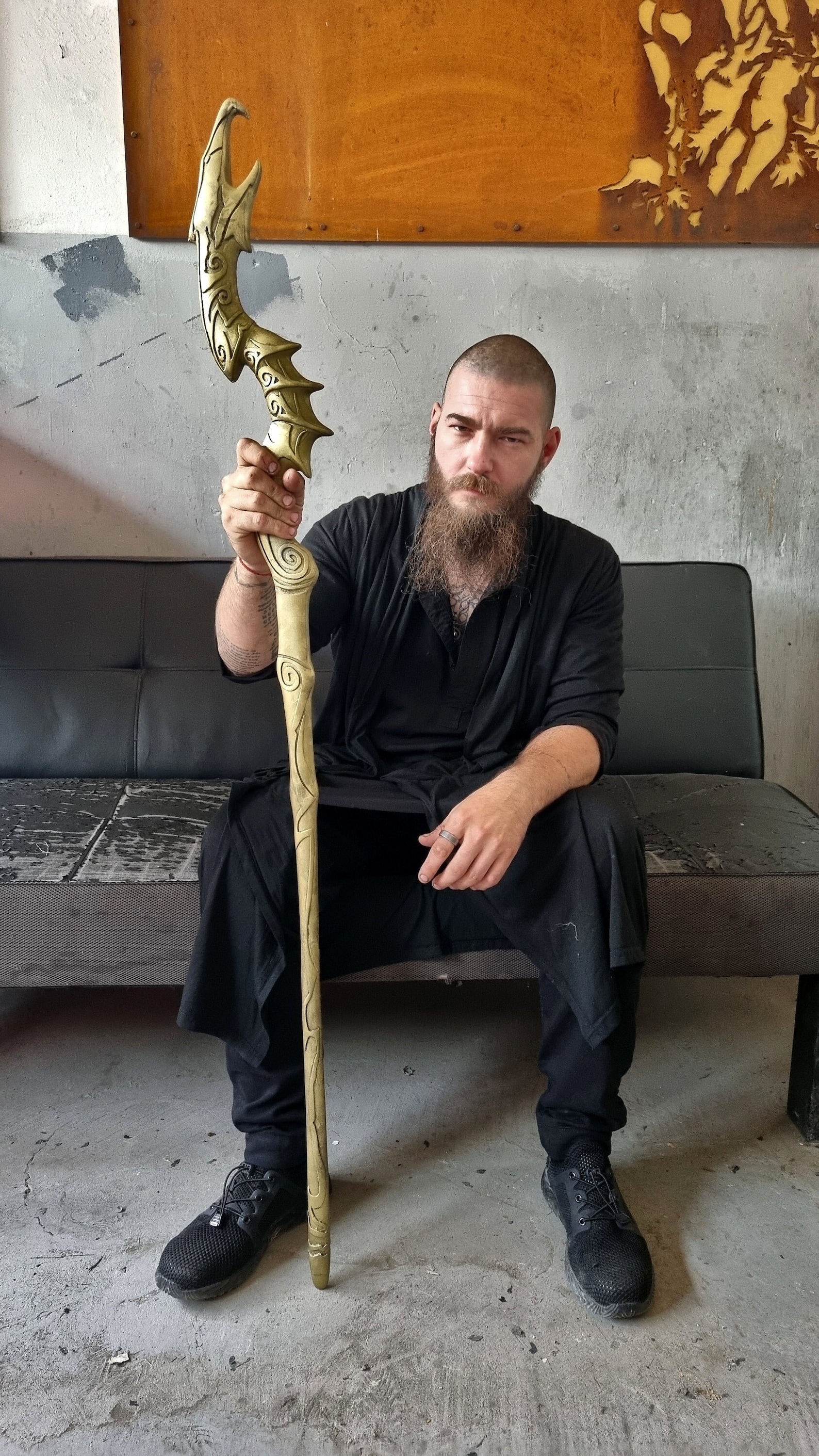 Skyrim Inspired Dragon Priest Staff Handmade Replica - Etsy