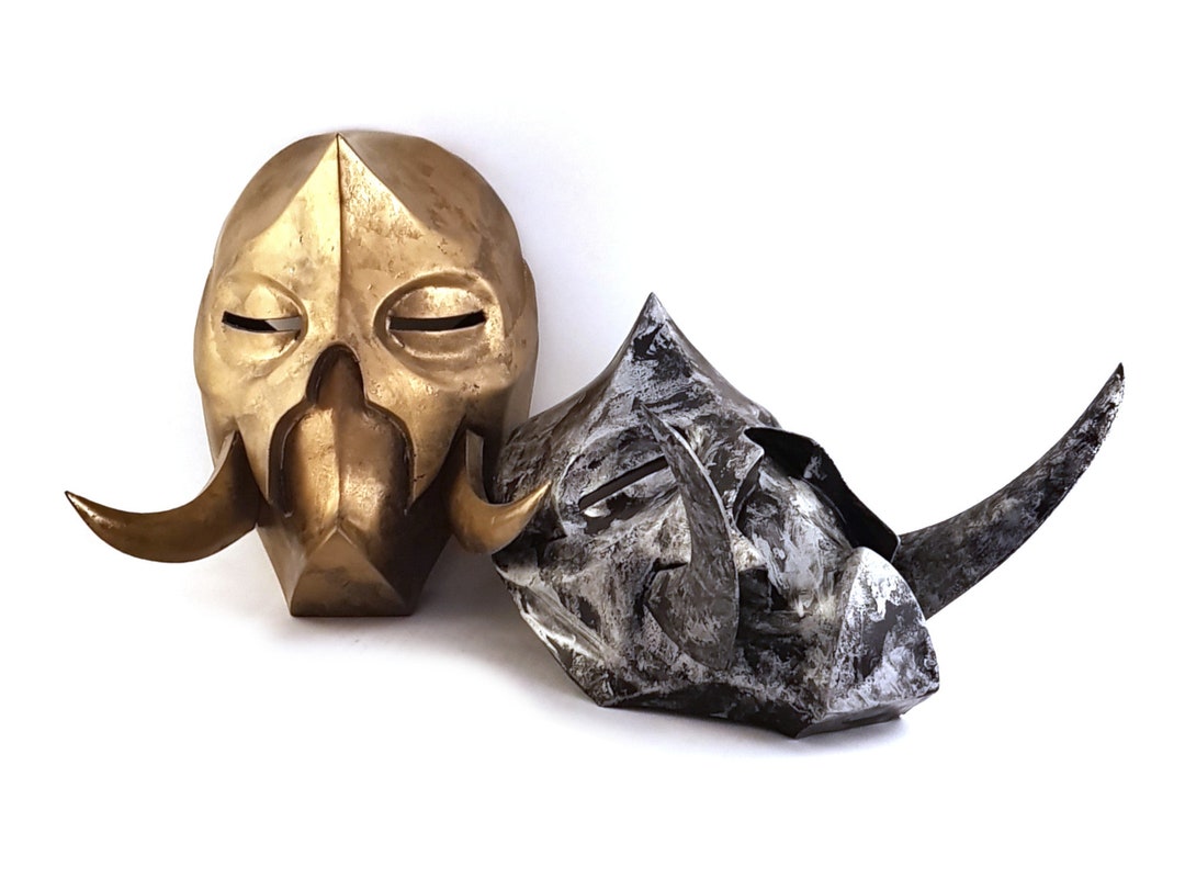 Skyrim Inspired Konahrik Dragon Priest Mask Handmade Replica - Etsy