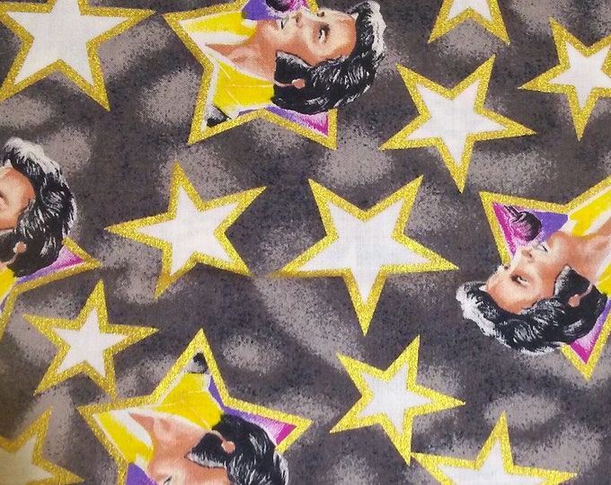 Elvis Presley is A Star Fabric . 18 X 22 100 % Cotton Fat Quarter - Etsy