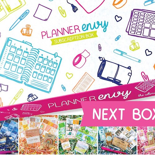 Planner Envy Subscription Box TRIAL. Planner Stickers Planner - Etsy