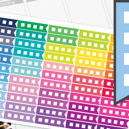 Planner Stickers Erin Condren Life Planner eclp 55 Flag - Etsy