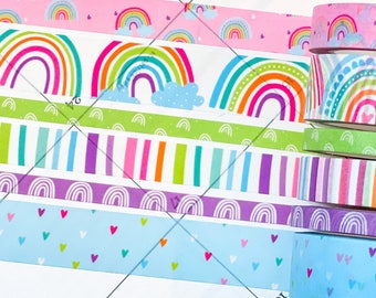 Light Blue Boho Rainbow St Patricks Day St Pattys Striped Purple Green ...